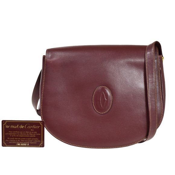 Cartier | Bags | Cartier Must De Shoulder Bag | Poshmark